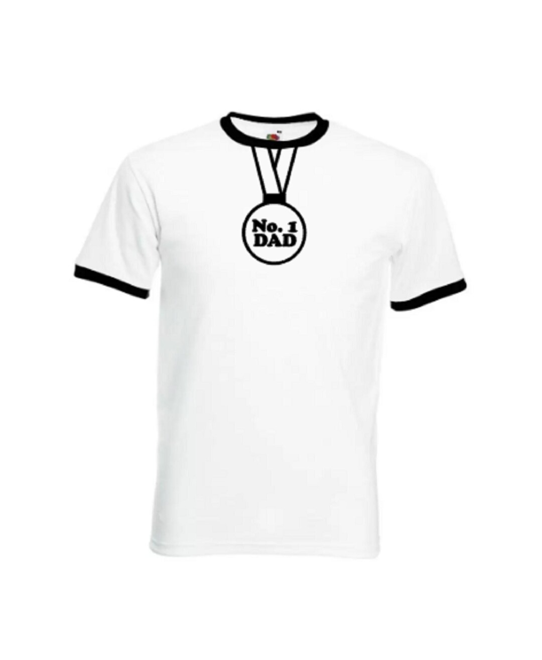 Dad Tee, No. 1 Dad Medal Ringer T Shirt Gift for Dad T-shirts, Number ...