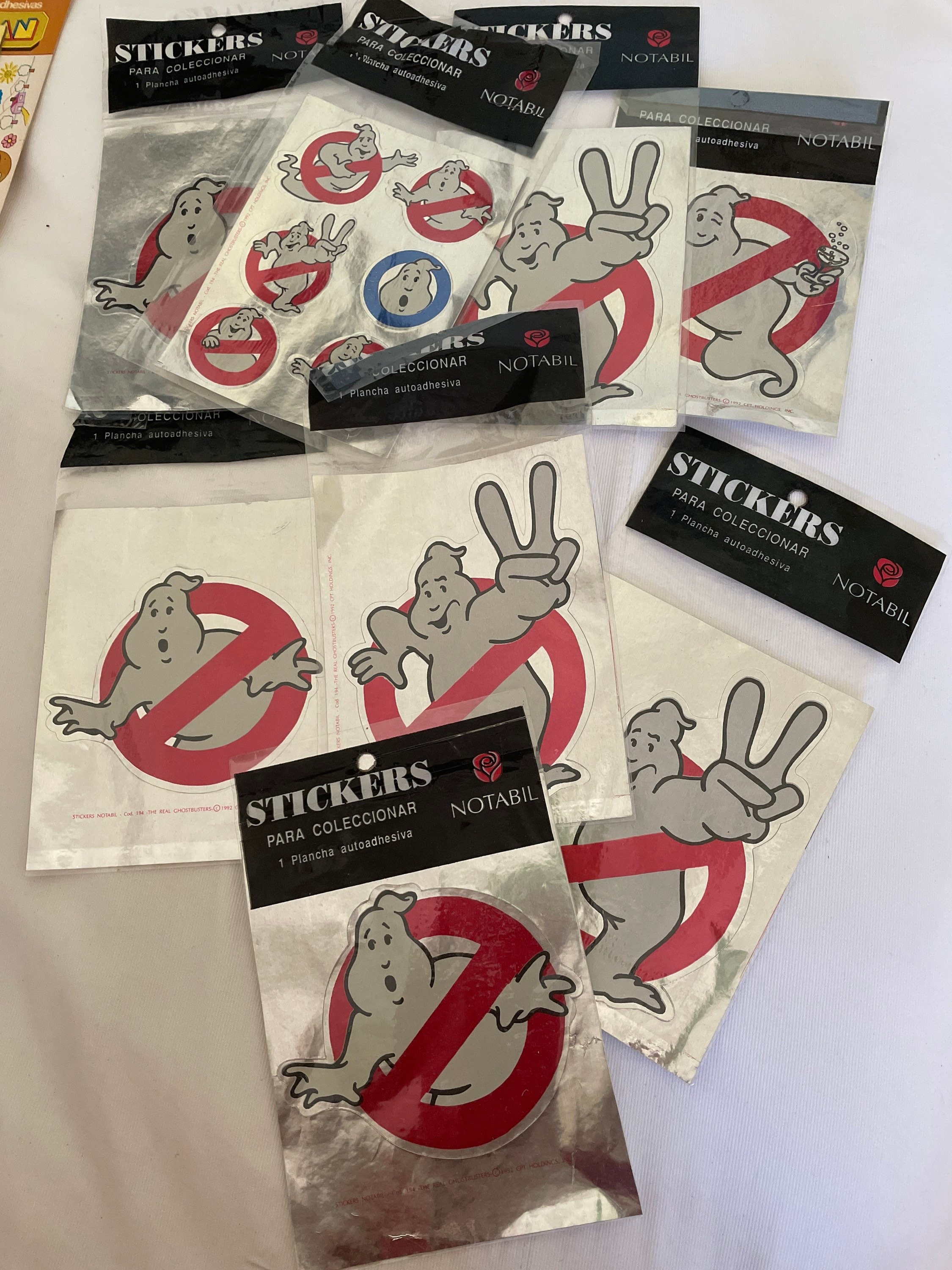 The Real Ghostbusters Stickers Sheets - Etsy