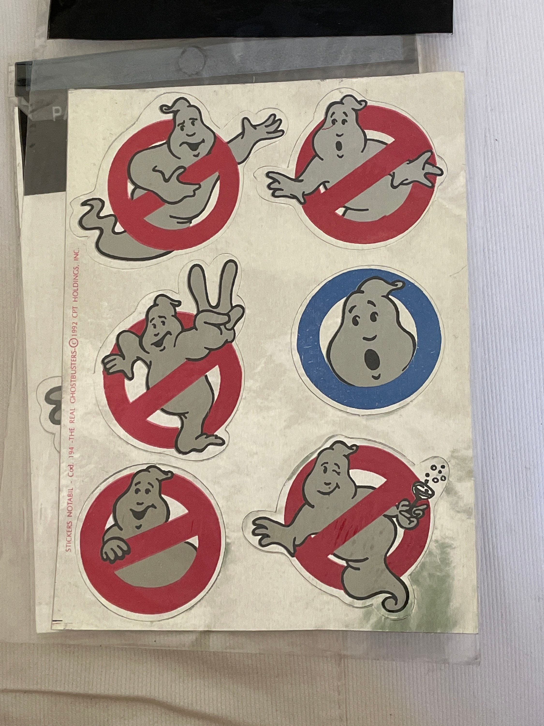 The Real Ghostbusters Stickers Sheets - Etsy