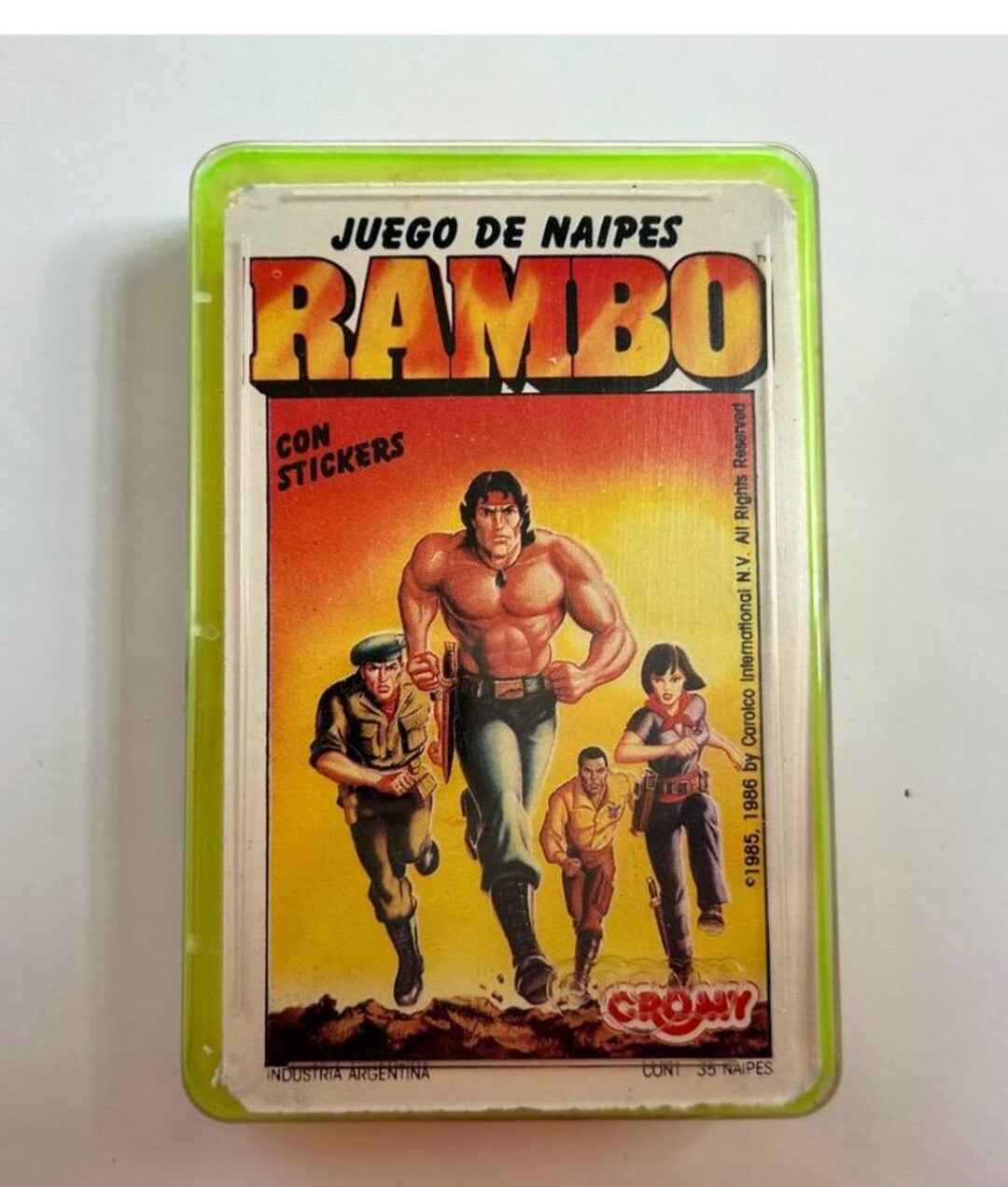 Rambo Original Deck of Cards - Etsy