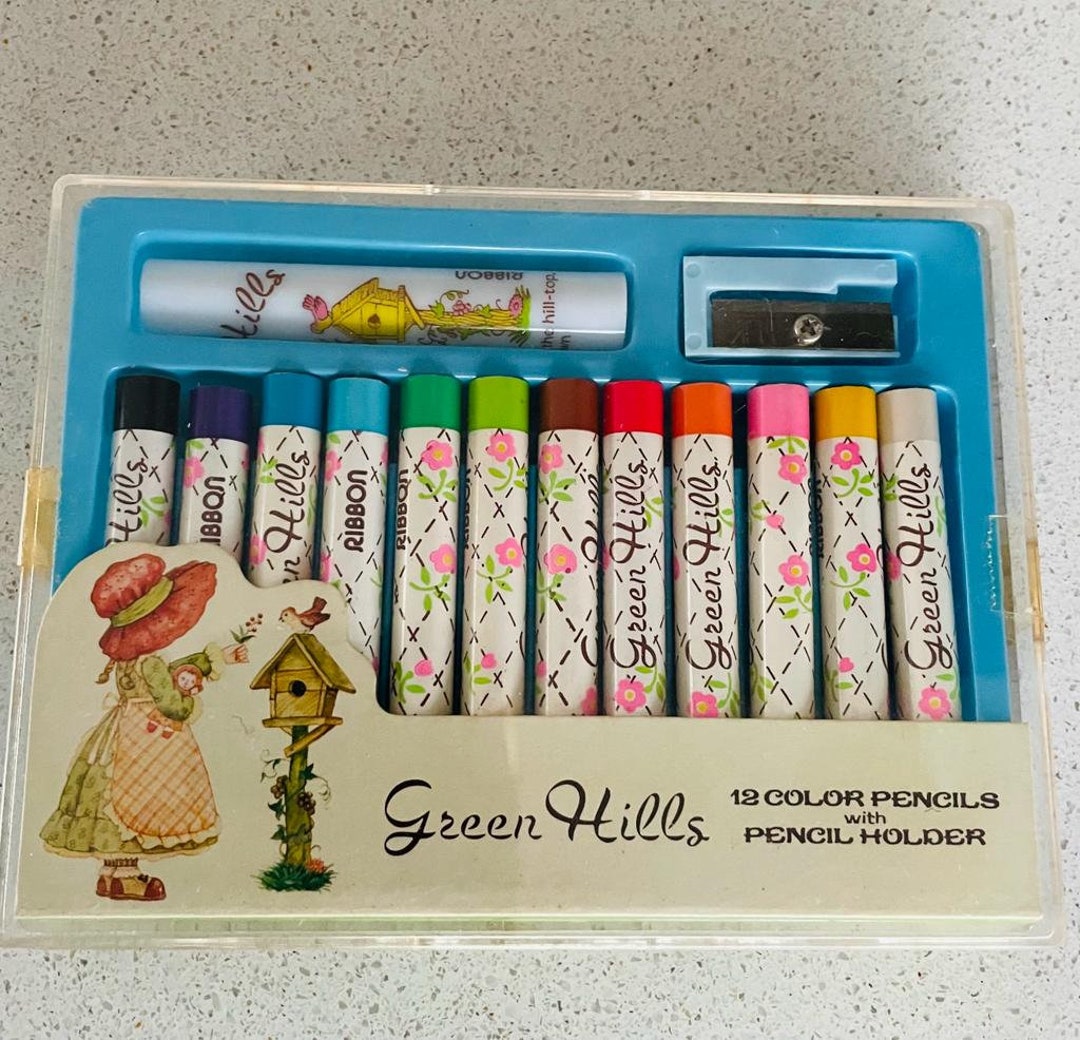 1980s Ribbon Green Hills Stationery Set - Etsy