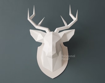 3d Deer Head Dxf | Etsy