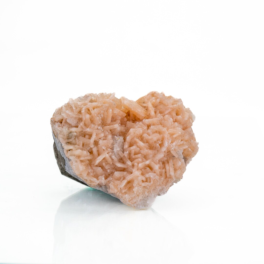 Stilbite Specimen, Heart Shape, Orange Color Mineral - Etsy