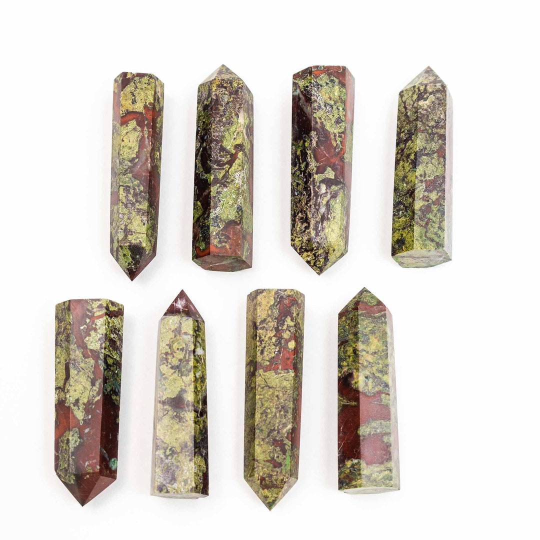 Bloodstone Obelisk Tower Red Green Crystal Heliotrope Dragon Bloodstone ...