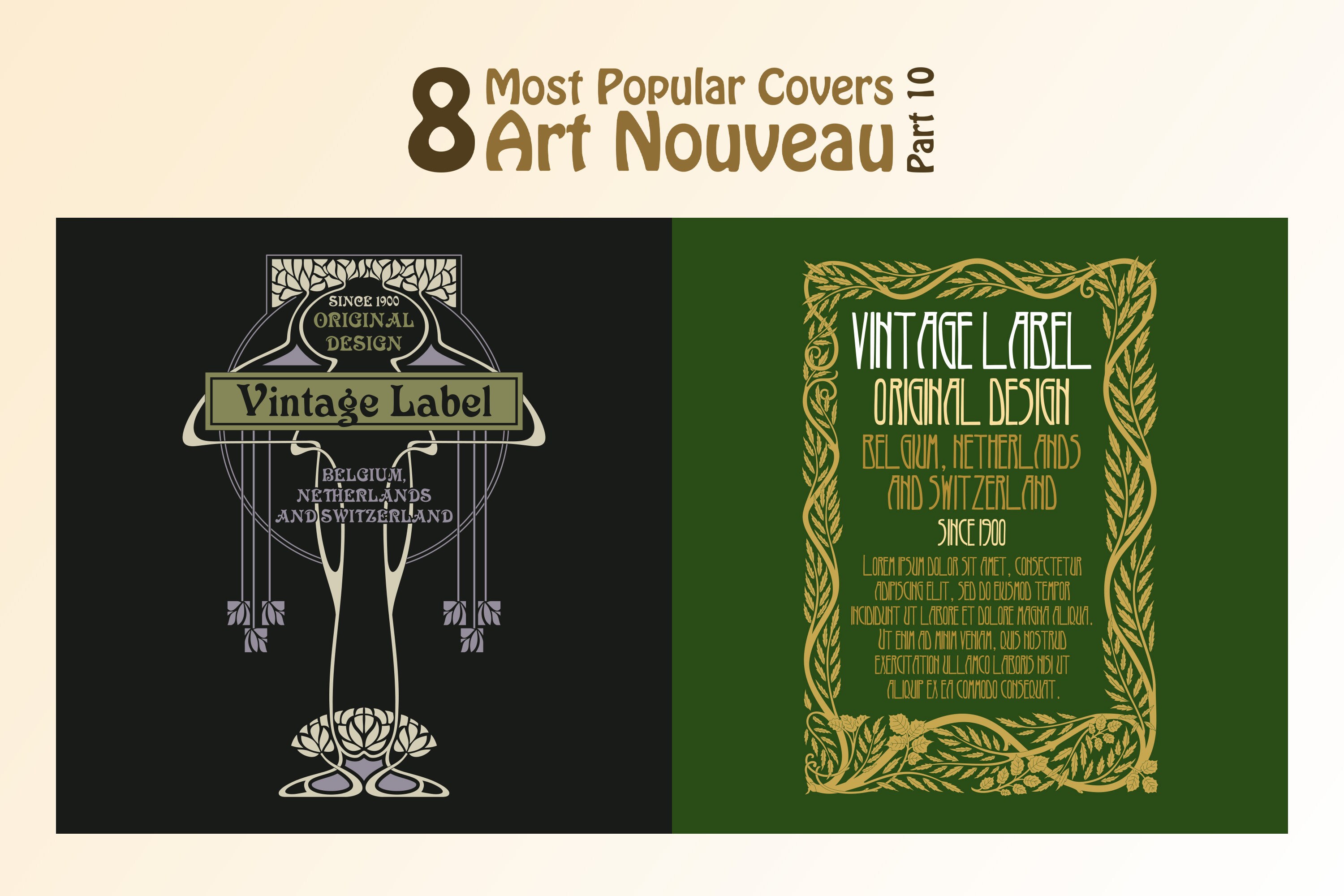 Vector Covers Art Nouveau - 8 Most Popular - Part 10 - Etsy