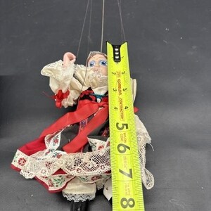 Antique Porcelain Marionette Puppet – Handcrafted Female Doll – Vintage ...