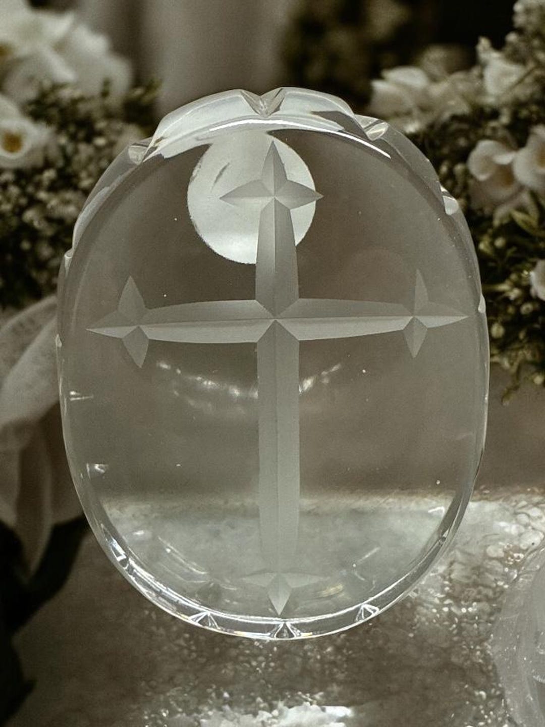 Handmade Sullivan's Crystal Egg Paperweight, Crafted in Poland With 24% ...