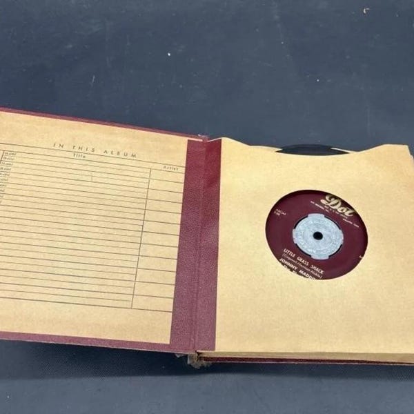 45 Record Case - Etsy