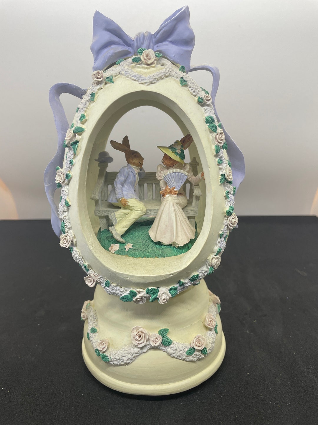 Vintage Silvestri Easter EGG Music Box "memory" - Etsy