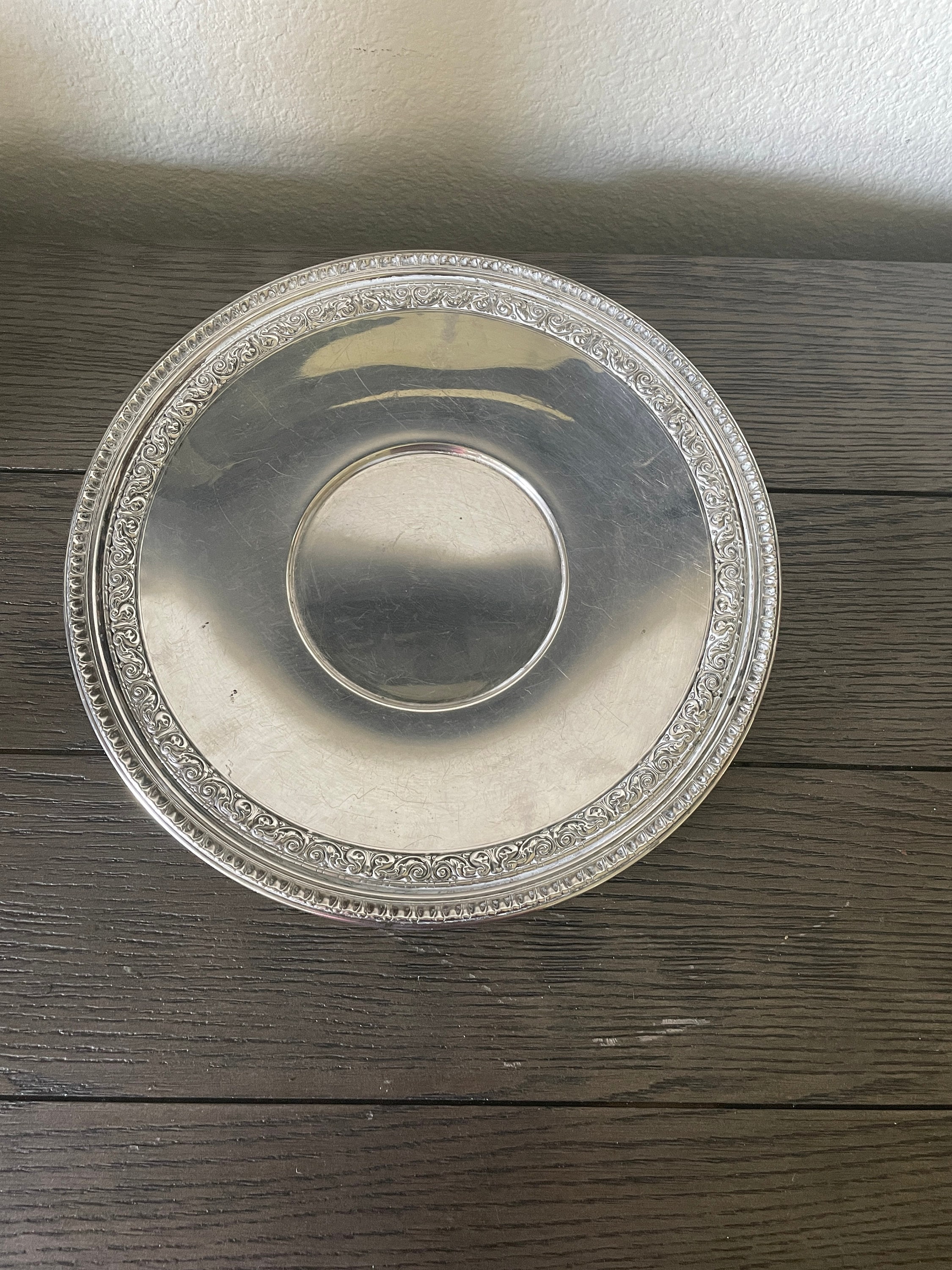 Antique Reed and Barton Silverplate Round Sandwich - Etsy