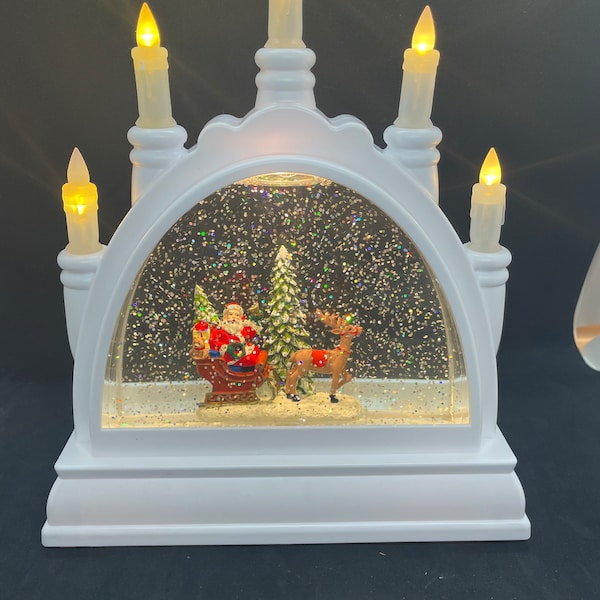 Swirling Glitter Snow Globe - Etsy