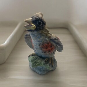 Rare Boehm Fledgling Cardinal Figurine by Edward Marshal Boehm-made in ...