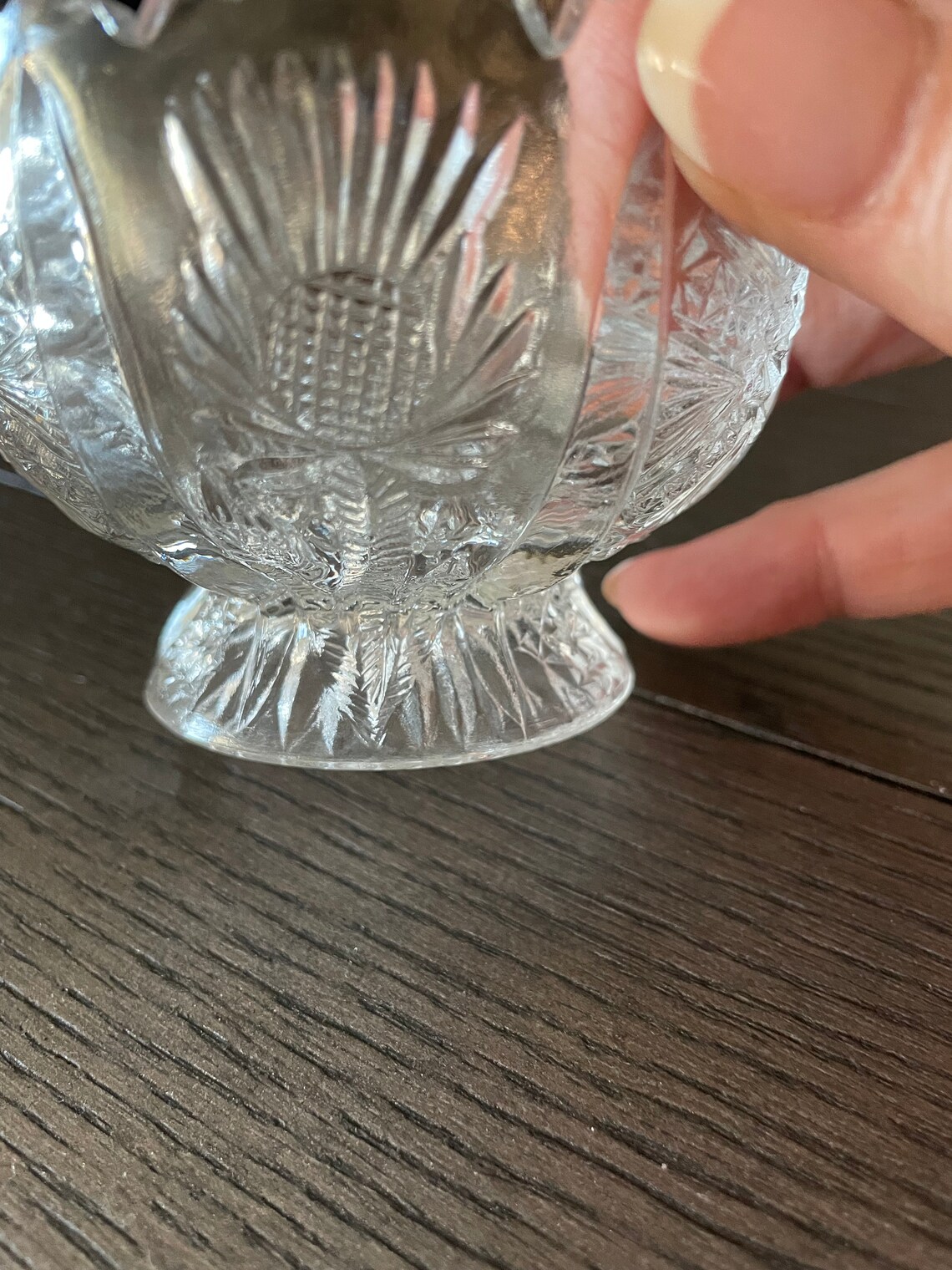 Vintage J. B. Higbee Glass Co. Footed Sauce Dish paneled - Etsy