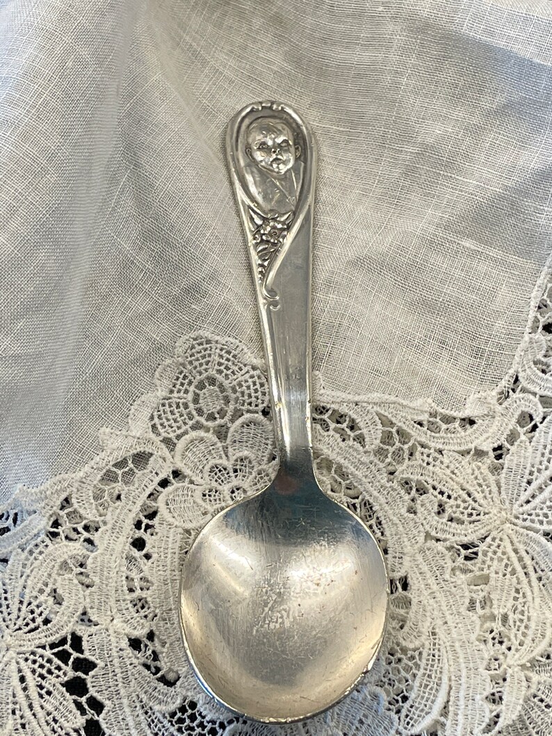 Vintage GERBER BABY SPOON Short Handle Winthrop Silver Plate - Etsy