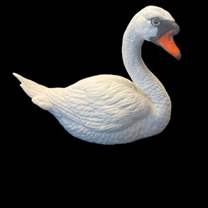 Vintage Helen Boehm Hand Signed 1980 Boehm Swan Porcelain Figurine ...