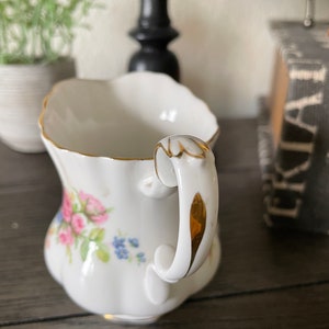 Antique Vintage Royal Albert Moss Rose Fine China Pitcher or - Etsy