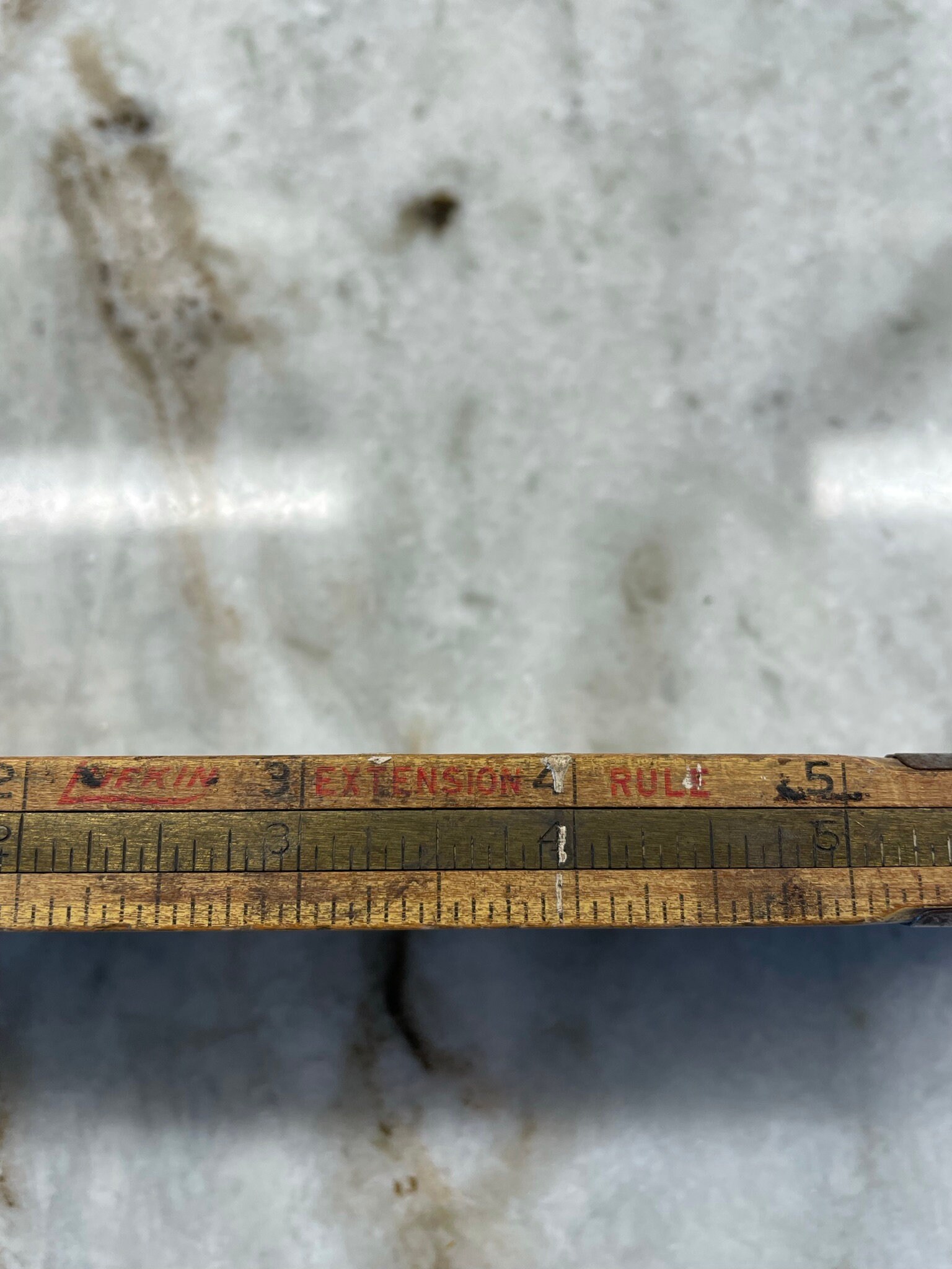 X46 Carpenter's Folding Extension Ruler USA Industrial Folding ...