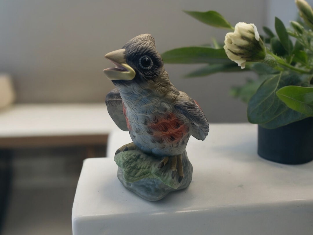 Rare Boehm Fledgling Cardinal Figurine by Edward Marshal Boehm-made in ...