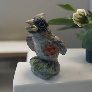Rare Boehm Fledgling Cardinal Figurine by Edward Marshal Boehm-made in ...