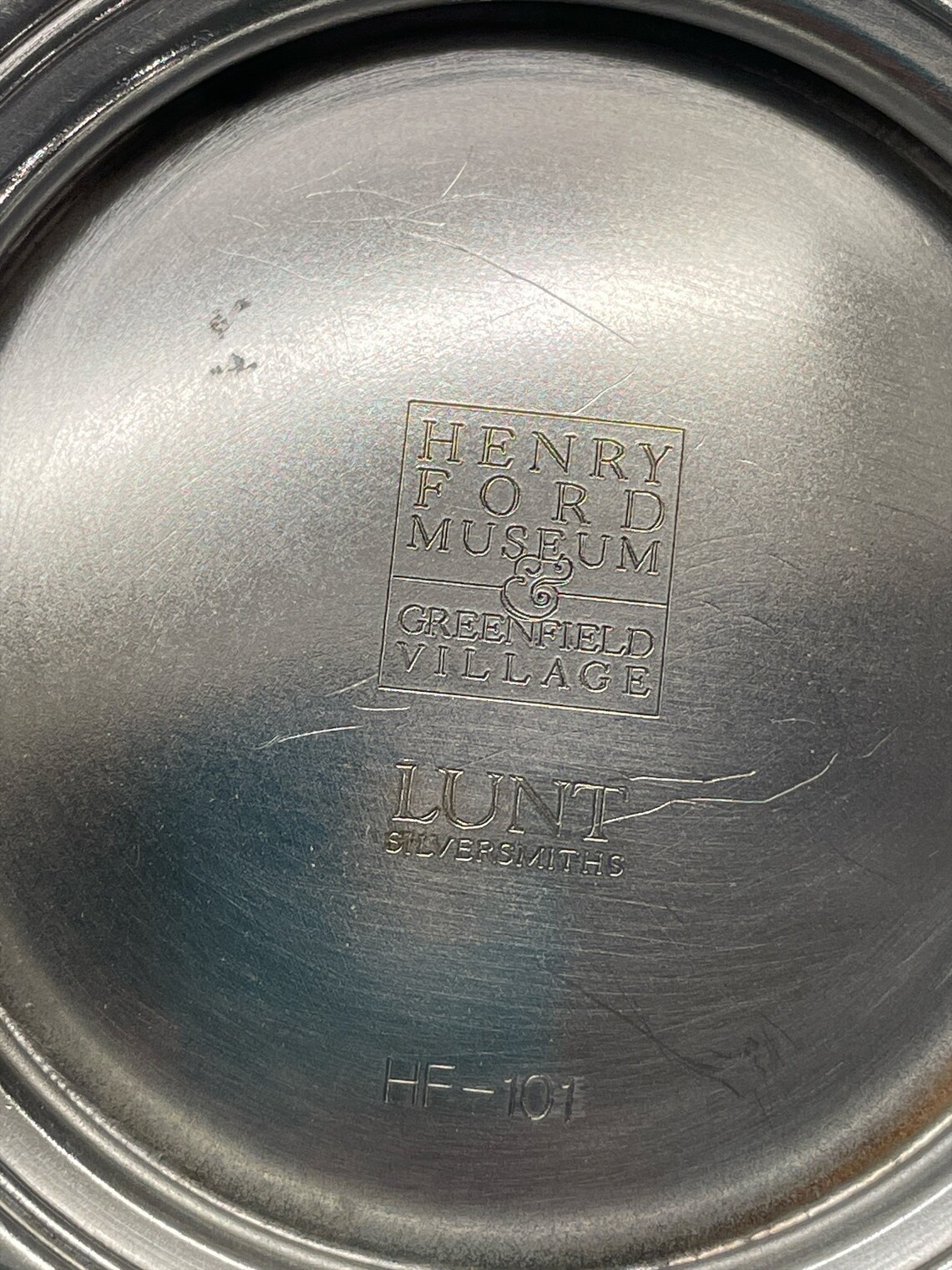Vintage Lunt Silversmiths Henry Ford Museum Covered Silver Plate ...