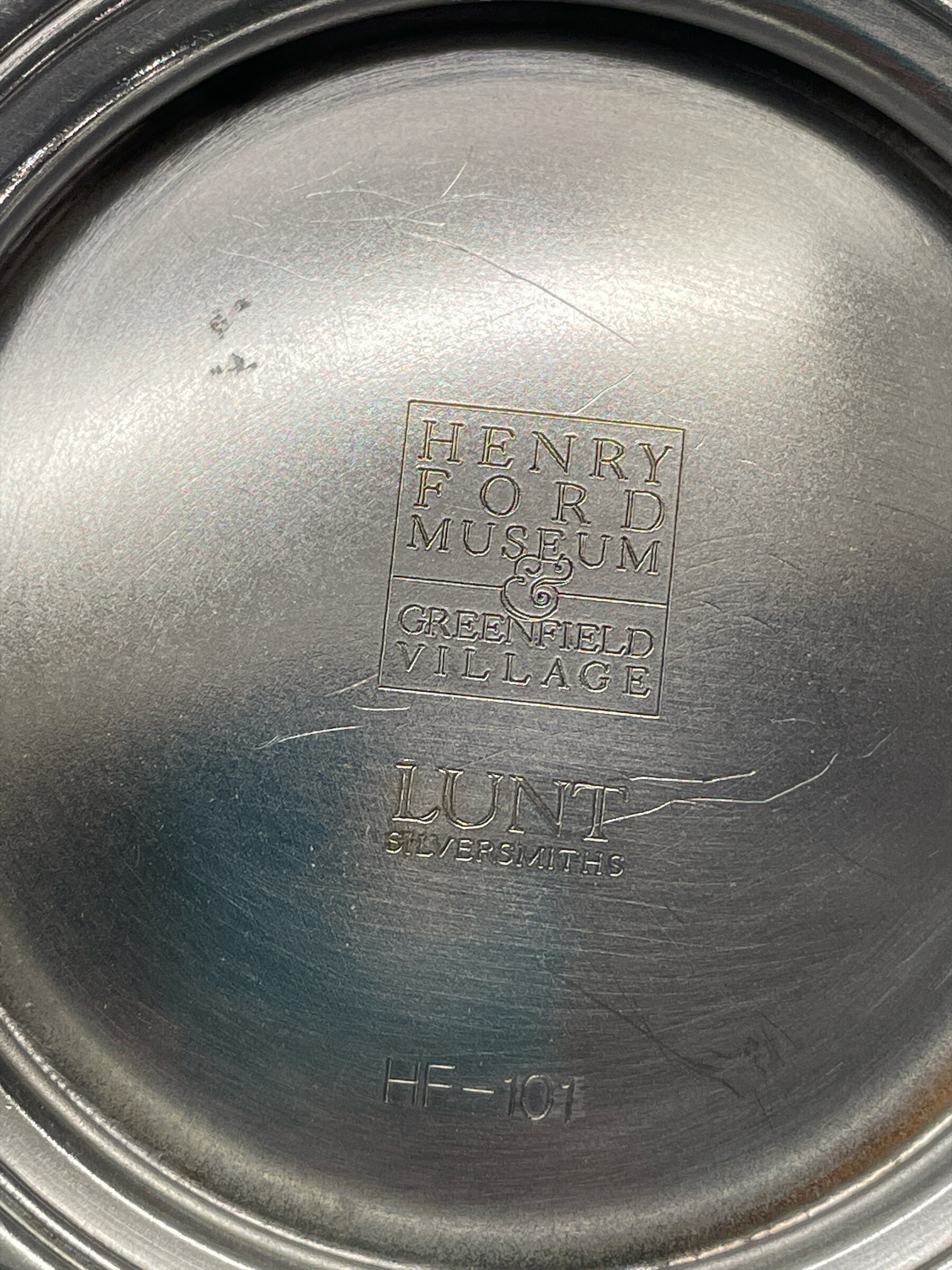 Vintage Lunt Silversmiths Henry Ford Museum Covered Silver Plate ...