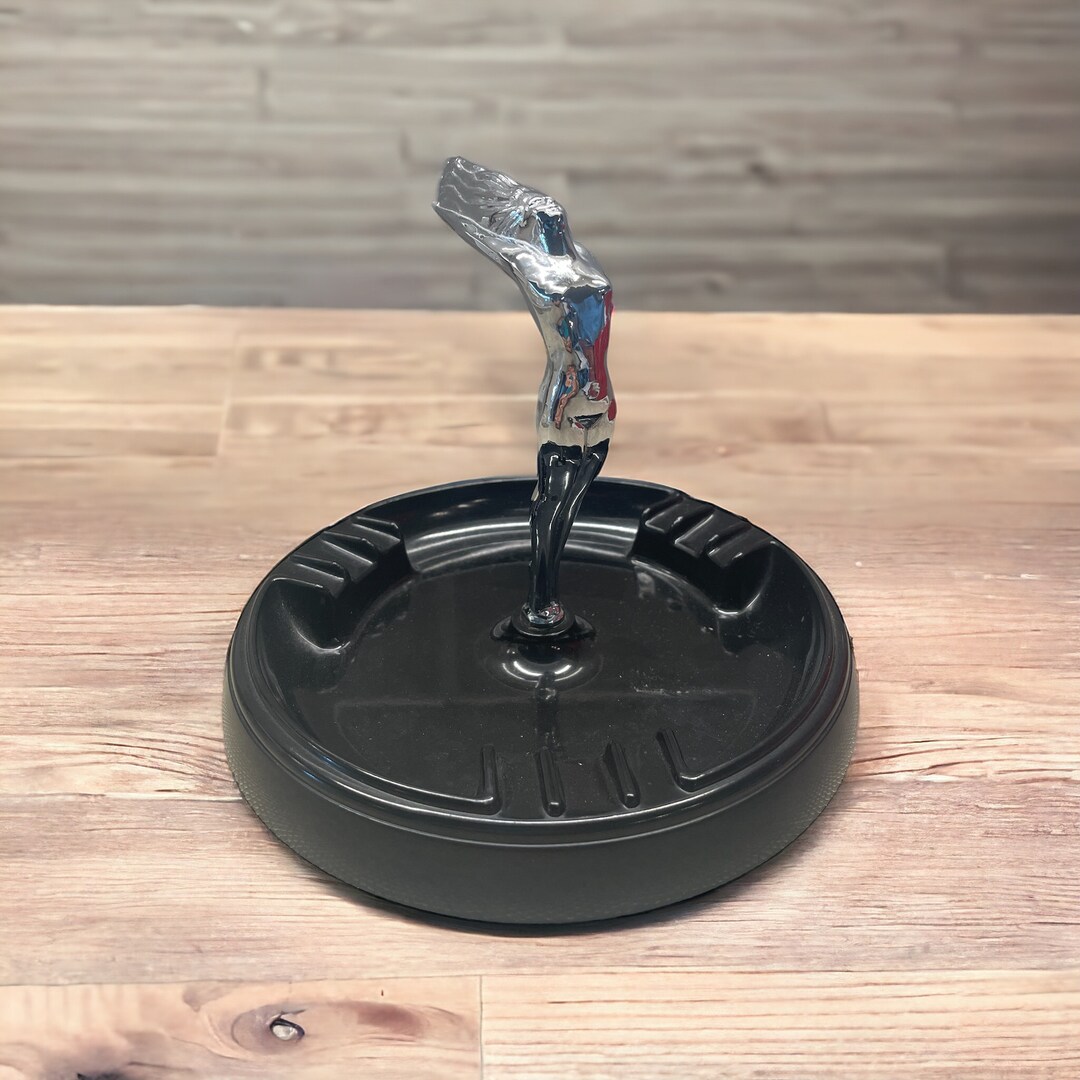 Vintage Ornament Harry Davies Molding 980 Statuette Flying Goddess Hood ...