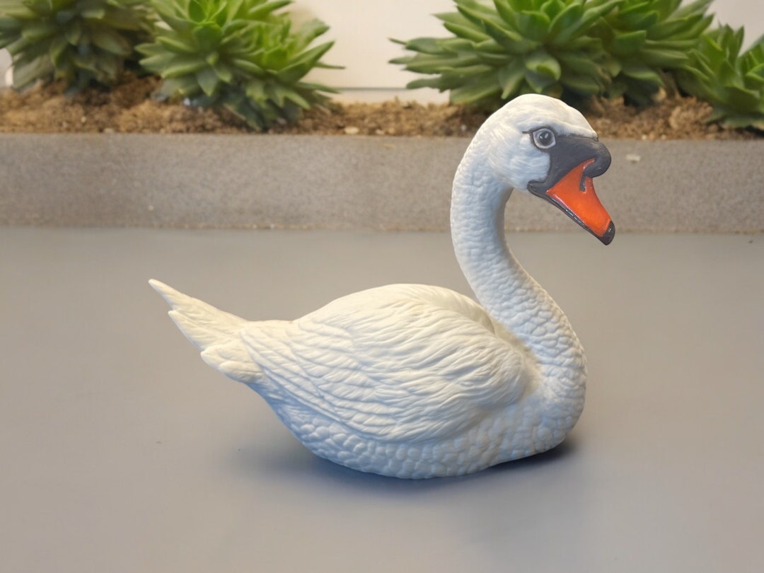 Vintage Helen Boehm Hand Signed 1980 Boehm Swan Porcelain Figurine ...