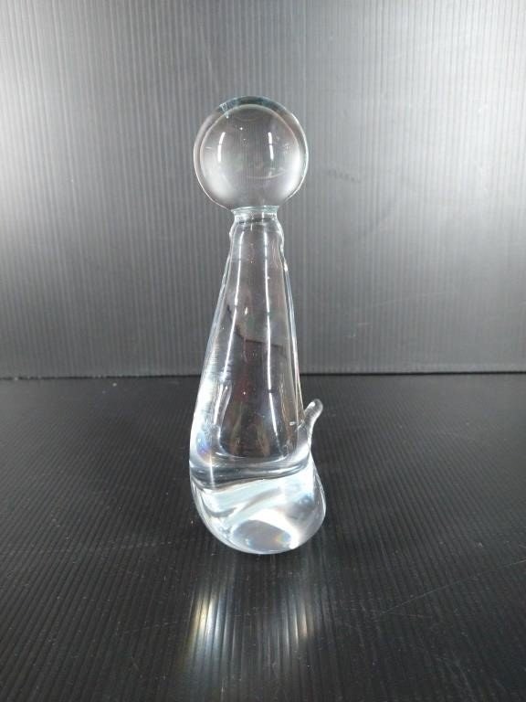 Crystal Glass Seal Balancing Ball Sculptures Paperweight - Etsy