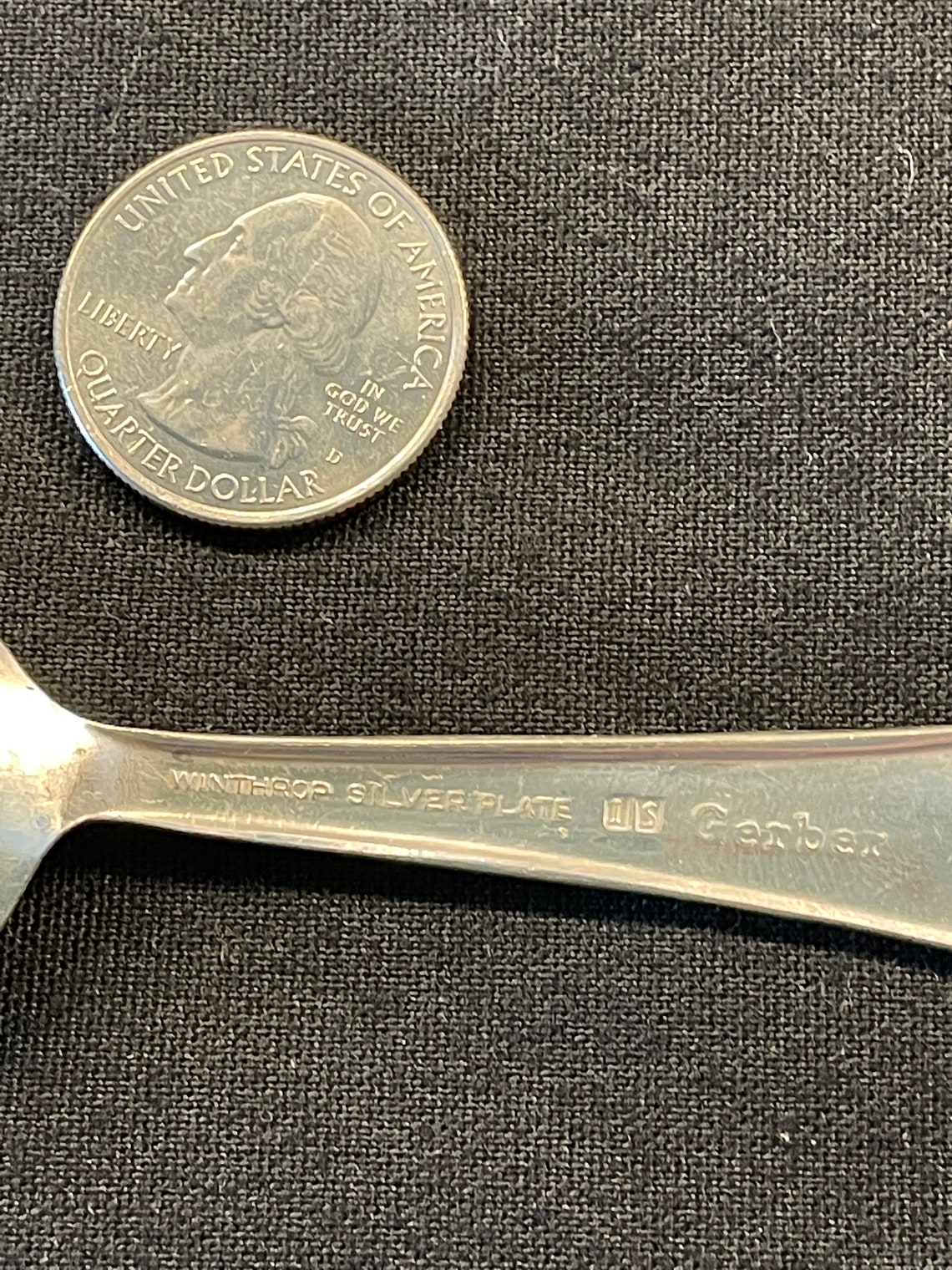 Vintage GERBER BABY SPOON Short Handle Winthrop Silver Plate - Etsy