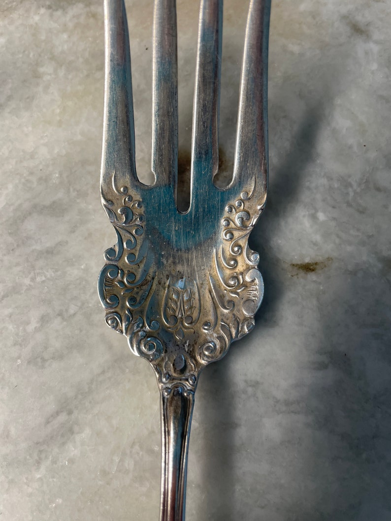 1847 Rogers Bros A1 Silver Plate Meat Serving Fork Avon - Etsy