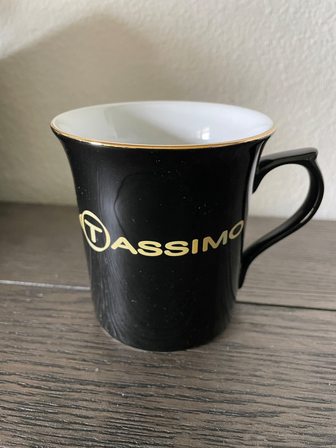 Tassimo Black and Gold Porcelain Coffee Tea-cup Mug - Etsy