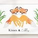 Fox Handprint Printable | Kids Handprint Activity Craft | Autumn ...