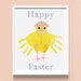 Easter Chick Handprint Hand Art Craft Easter Handprint Kids Toddler ...