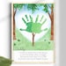 Daddy Handprint Poem Tree Handprint Art Craft Fathers Day - Etsy