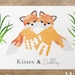 Fox Handprint Printable | Kids Handprint Activity Craft | Autumn ...