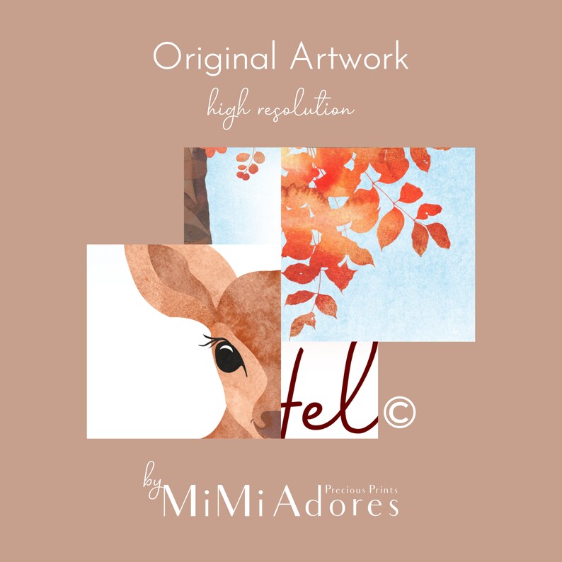 Hello Fall Deer Handprint Art Craft | Instant Download | Autumn Fall ...