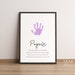 Papa Handprint Poem | Fathers Day Birthday | Papa Poem Printable | Kids ...