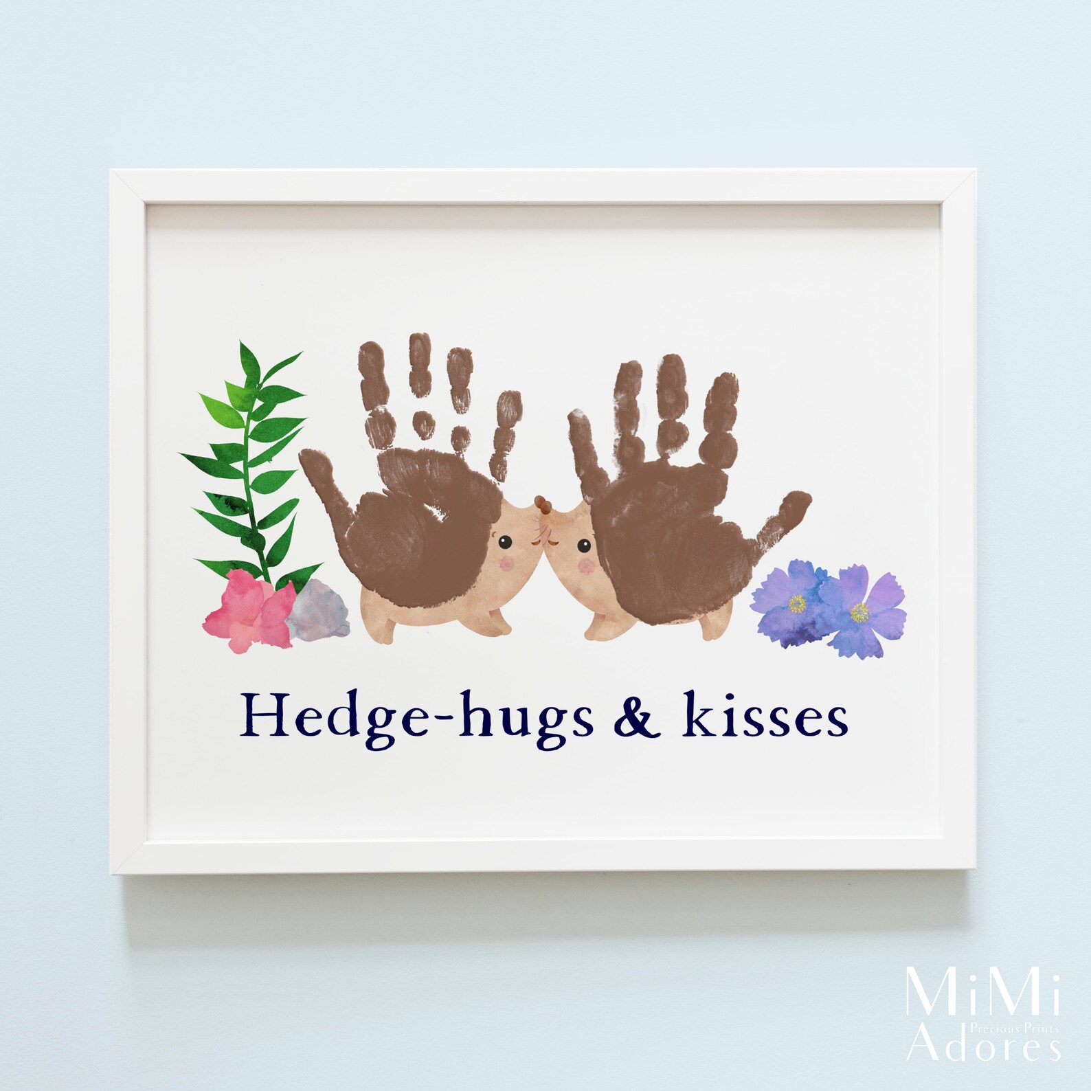 Printable Hedgehog Handprint Art Craft Handprint Keepsake - Etsy