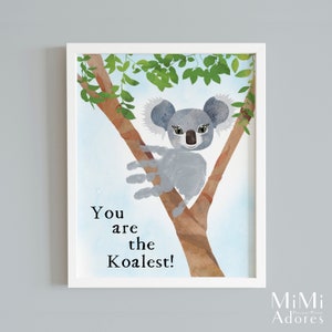 Printable Handprint Craft | Koala Craft | Baby Toddler Handprint Art ...