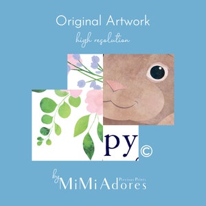 Printable Bunny Footprint Art Craft | Hoppy Happy Easter | Easter DIY ...