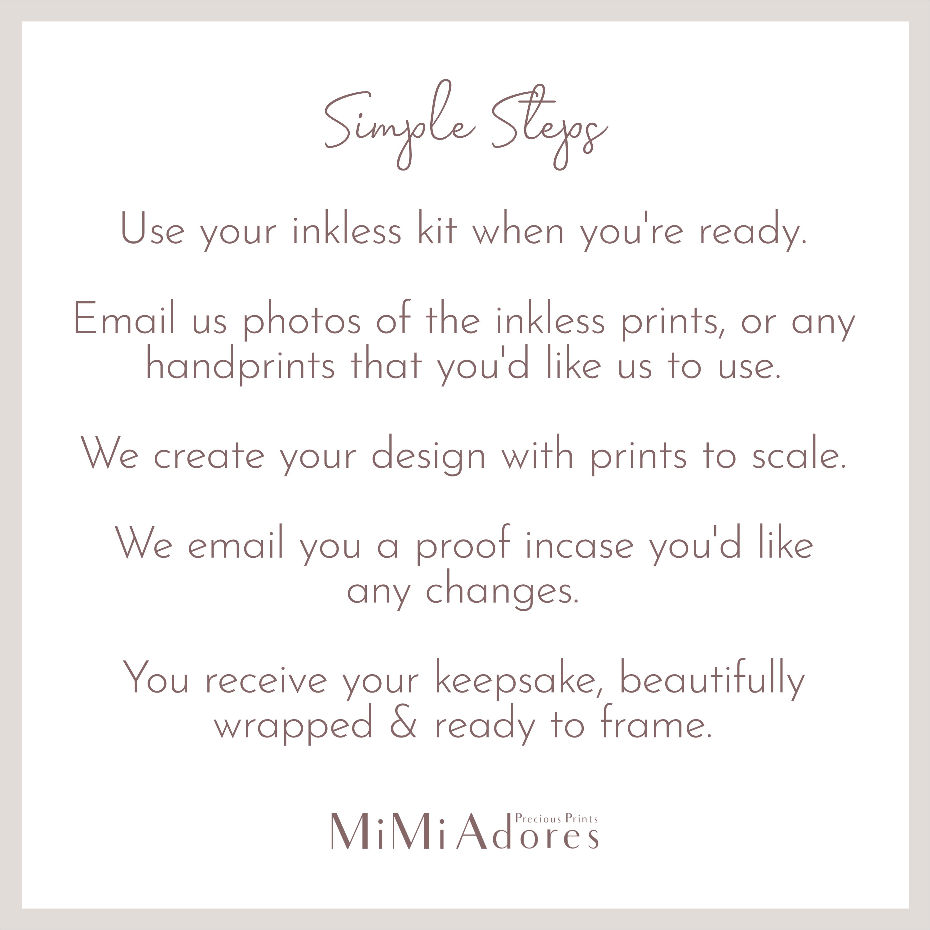 Mimi Adores Family Handprint Art in Monochrome Watercolour - Etsy