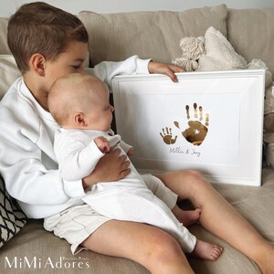 Baby Handprint Keepsake Made in Real Foil Baby Toddler Keepsake ...