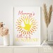 Sunshine Handprint Craft Mother's Day Birthday Craft - Etsy