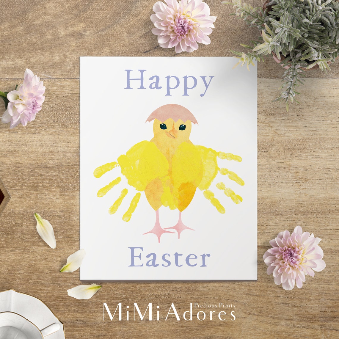 Easter Chick | Handprint Hand Art Craft | Easter Handprint | Kids ...