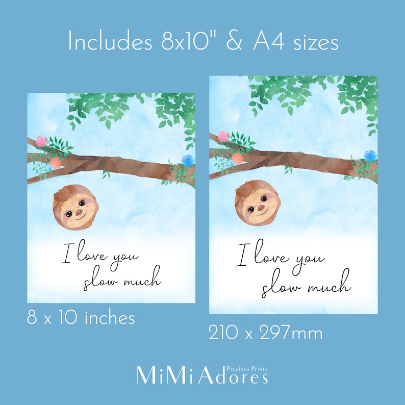 Sloth Handprint Printable Kids Baby Handprint Craft - Etsy