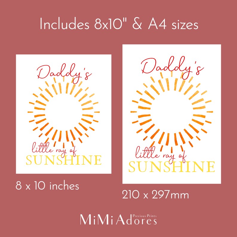 Sunshine Handprint Craft | Fathers Day Craft | Daddy Handprint ...