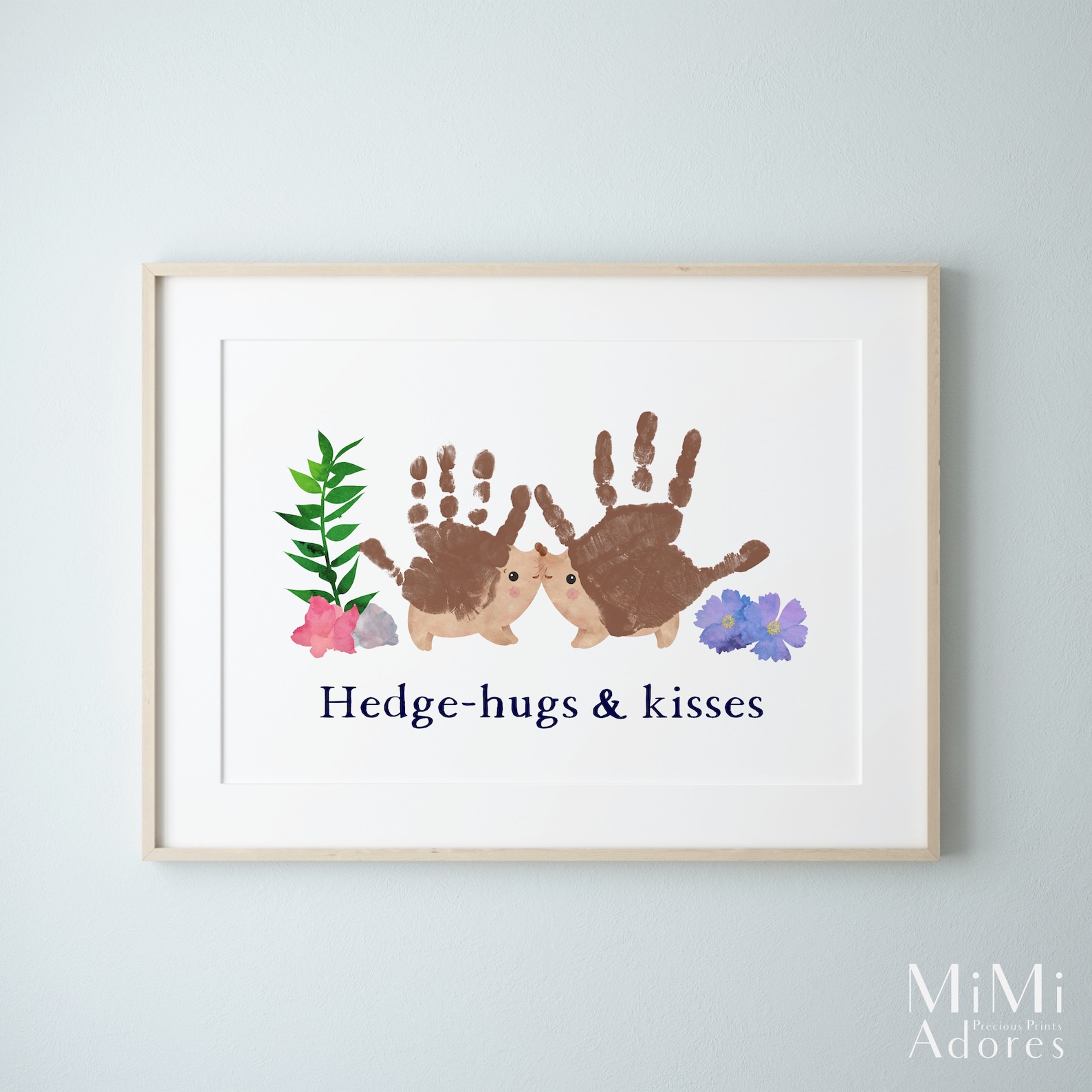 Printable Hedgehog Handprint Art Craft Handprint Keepsake - Etsy