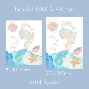 Following in Your Footsteps | Father's Day Footprint Craft | Printable ...