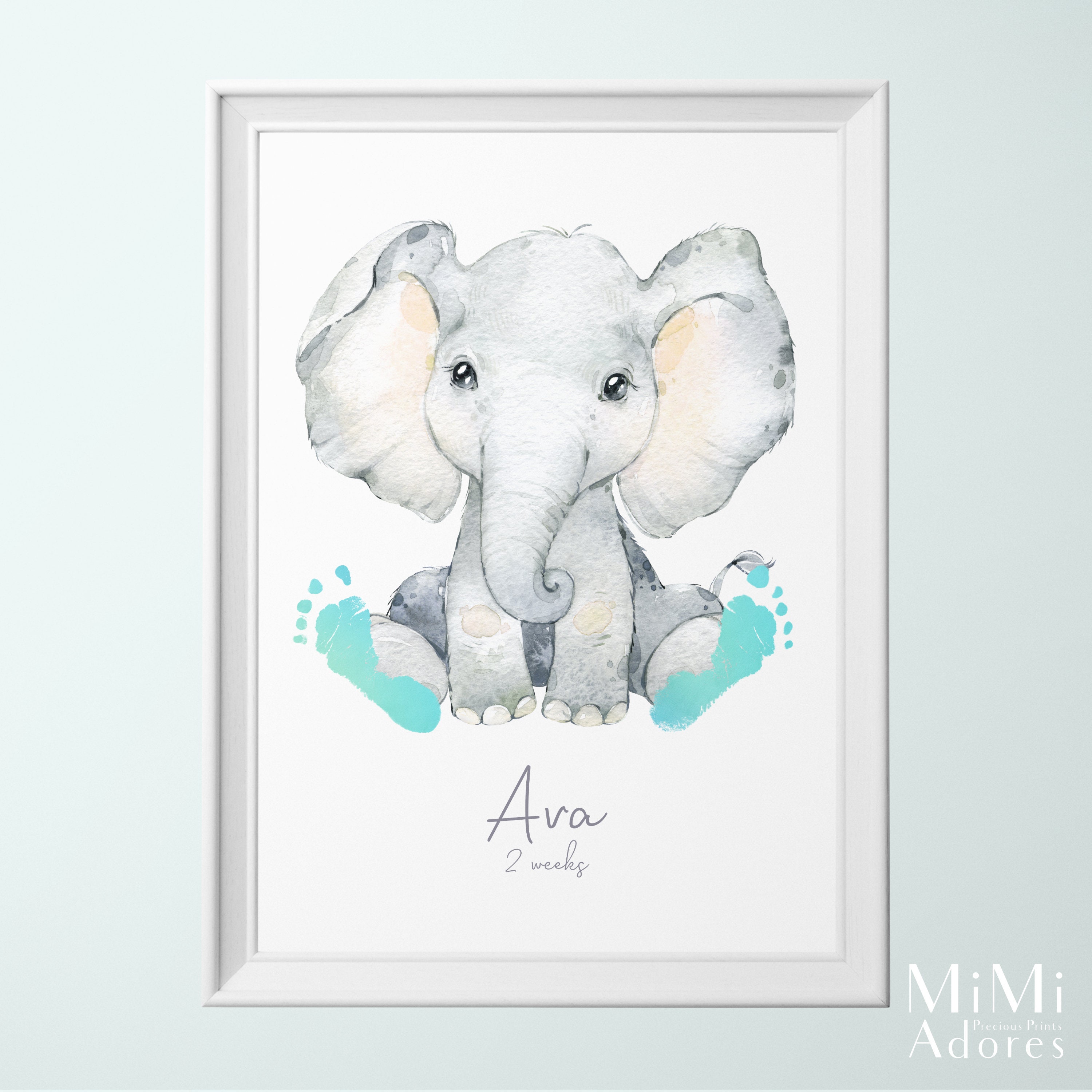 Elephant Footprint Art