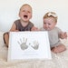 Luxury Custom Woodland Nursery Prints, Personalised Baby Handprint ...